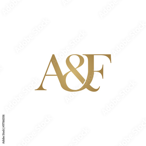 A&F Initial logo. Ampersand monogram logo - Buy this stock vector and ...