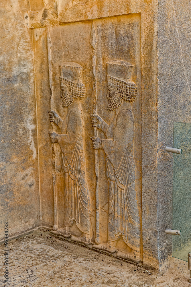 Faravahar Persepolis symbol Stock Photo | Adobe Stock