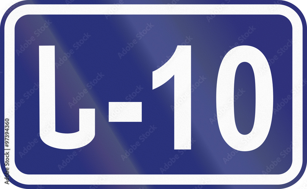 Road shield of Highway used in Georgia. The letter is an S Stock ...
