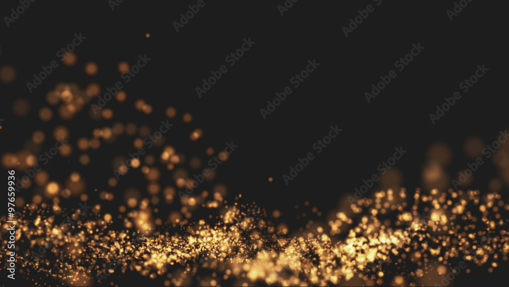 Gold background Wave motion Stock Photo | Adobe Stock