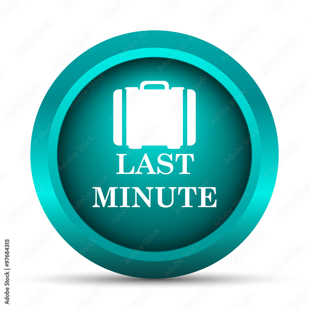 Last minute icon Stock Illustration | Adobe Stock