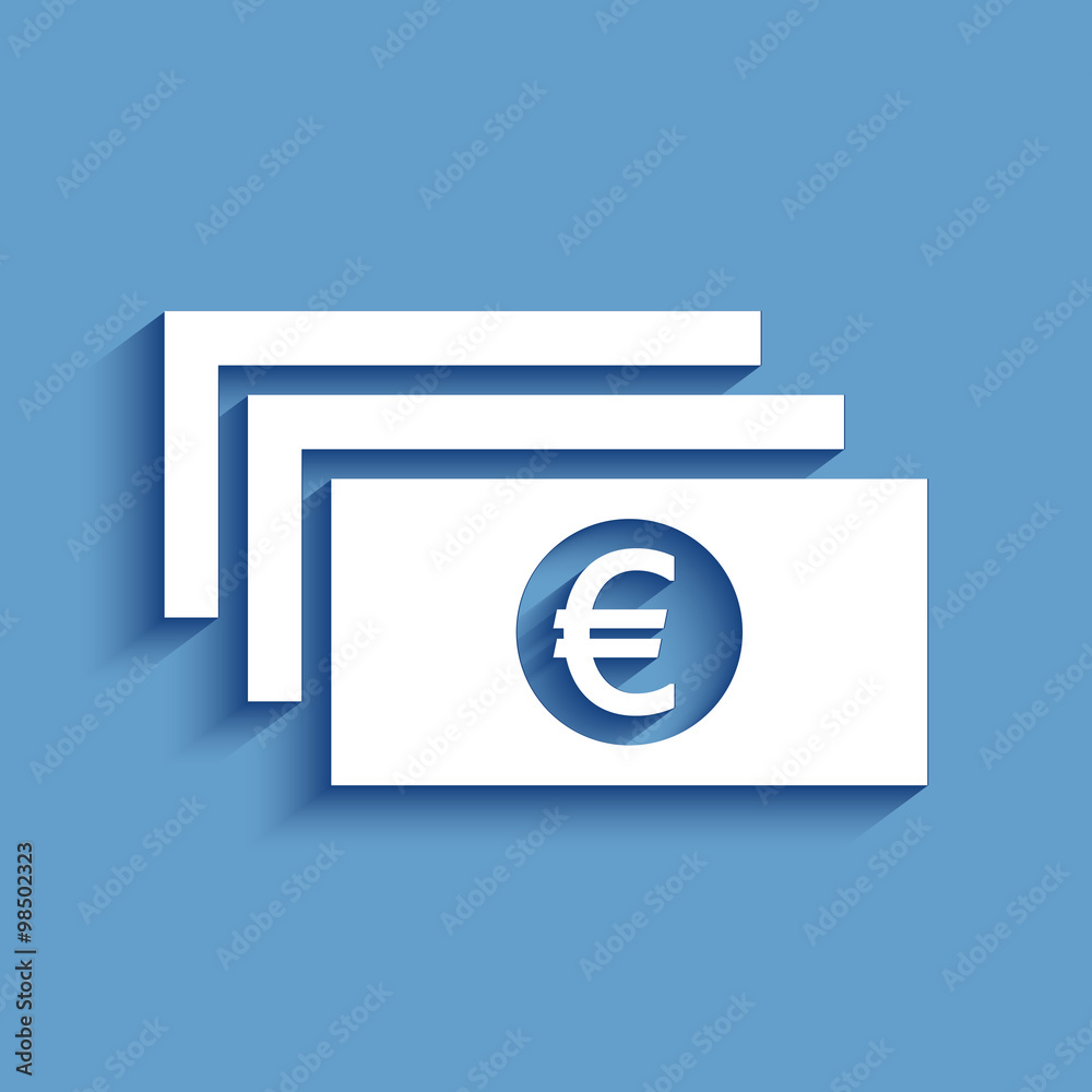 Logo billets. Monnaie. Stock Vector | Adobe Stock