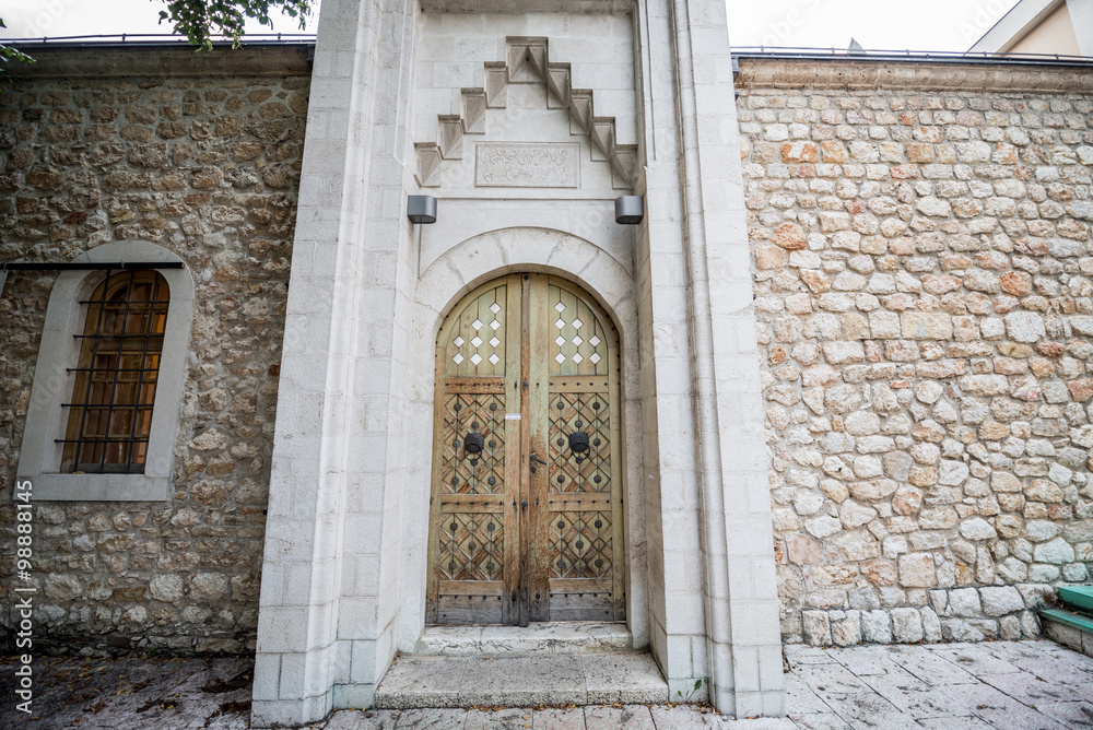Gazi Husrev-beg Madrasa in Sarajevo, Bosnia and Herzegovina の Stock フォト ...