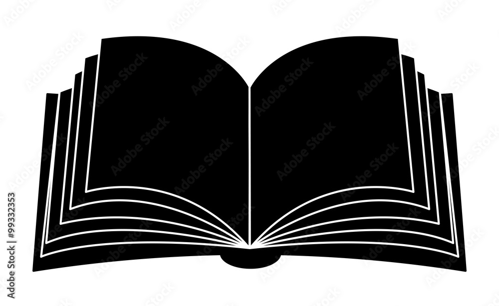 Clipart Open Boek Open Book Vector Clipart Symbol Icon Design