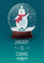 Polar Bear Snow Globe Free Stock Photo - Public Domain Pictures