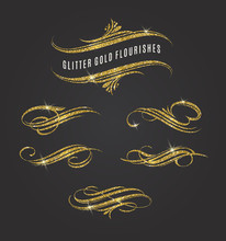 Gold Flourish Pattern Background Free Stock Photo - Public Domain Pictures