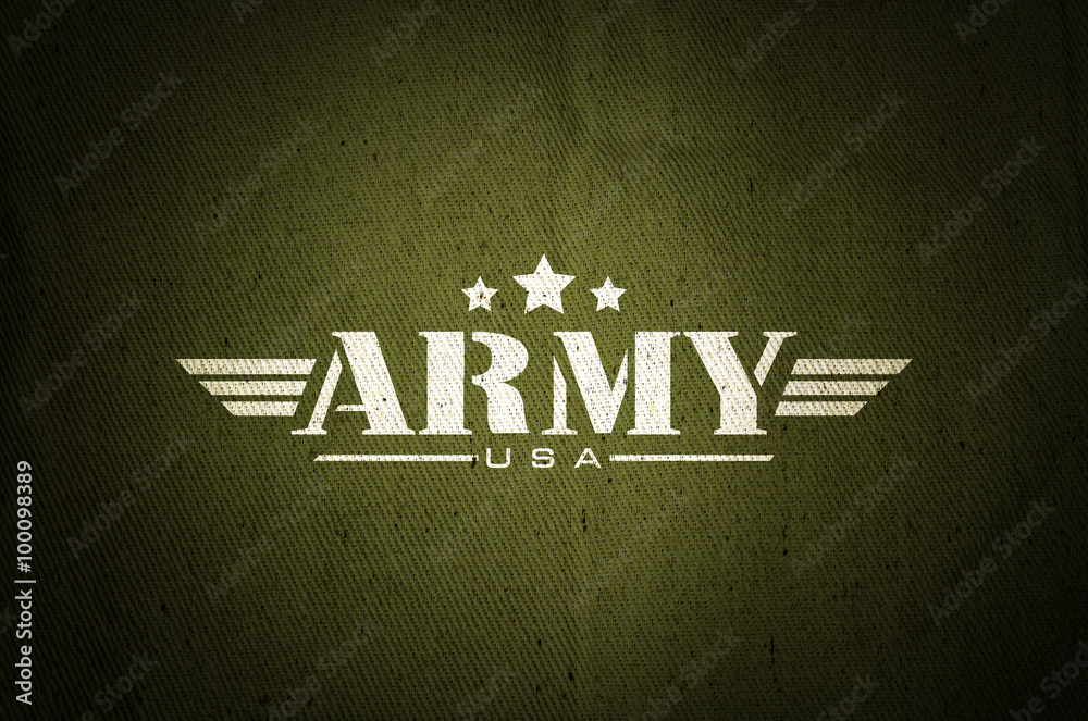 Military army star silk old fabric texture background Stock ...