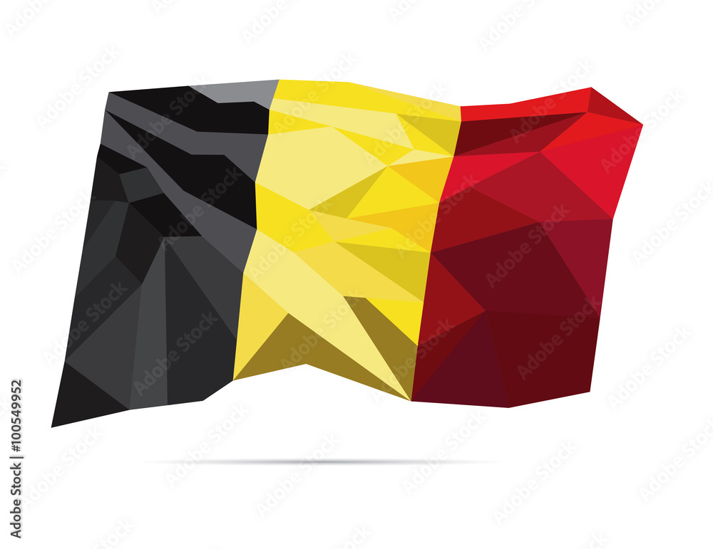 drapeau belge Stock Vector | Adobe Stock