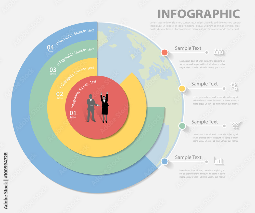 Design template Infographic. can be used for workflow , layout, diagram ...