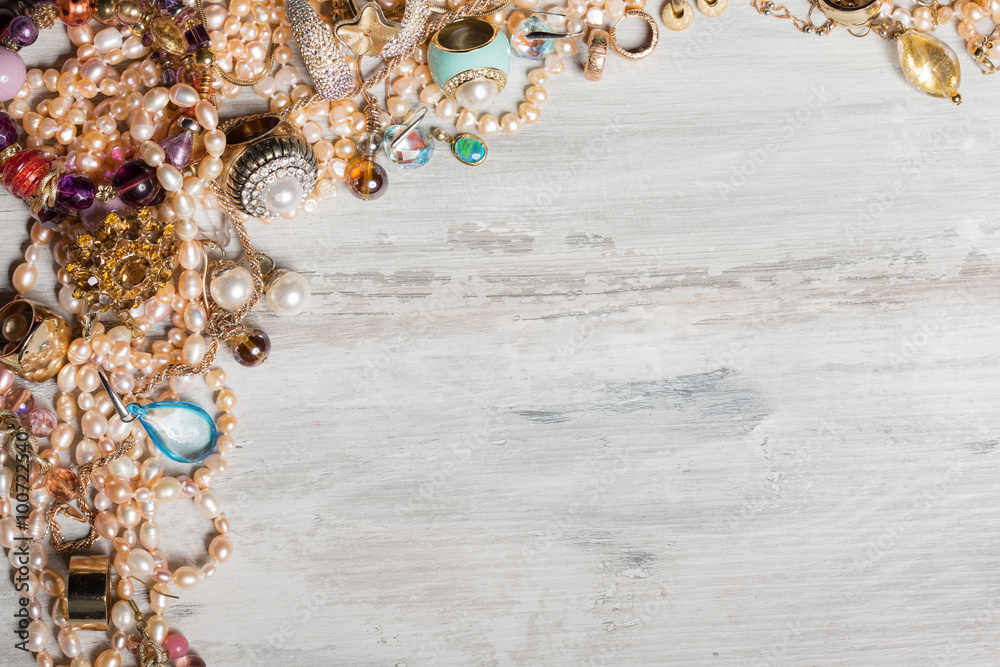 Jewelry background Stock Photo | Adobe Stock