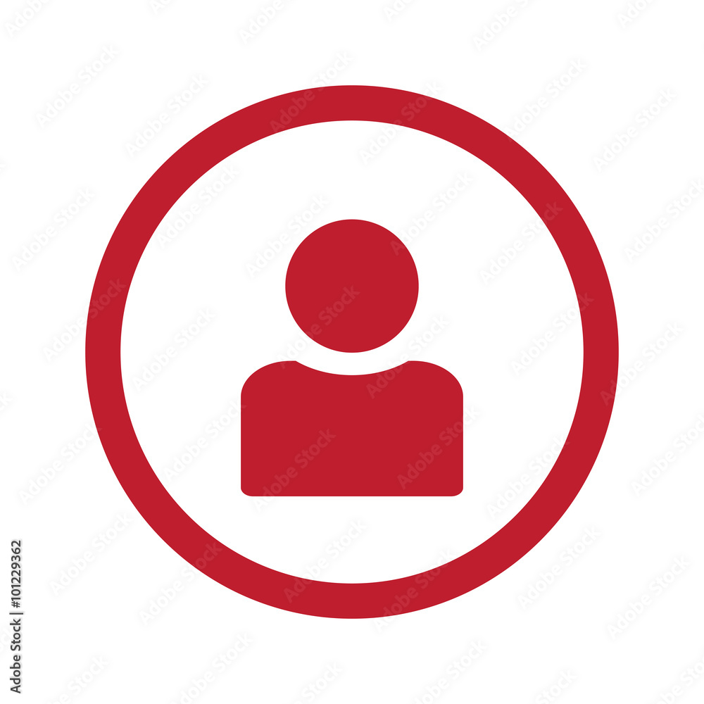 Red Person Icon