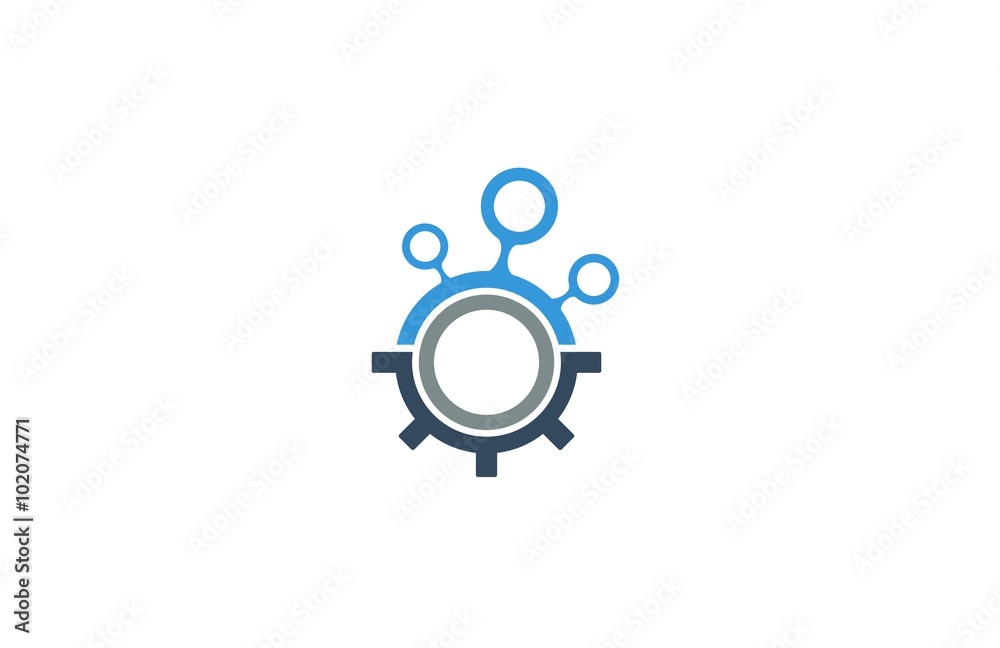 engginering network logo. Stock Vector | Adobe Stock