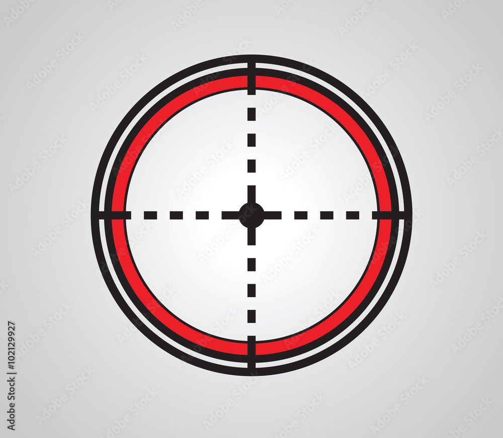 Crosshair, reticle, viewfinder, target graphics Stock Vector | Adobe Stock