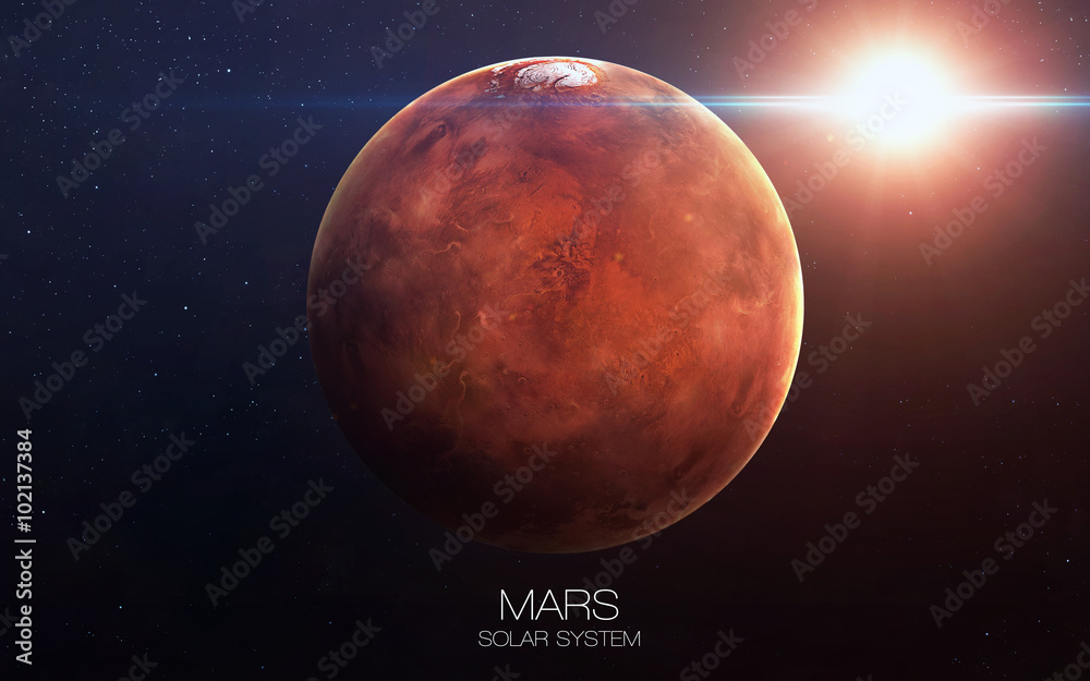 Mars - High resolution images presents planets of the solar system ...