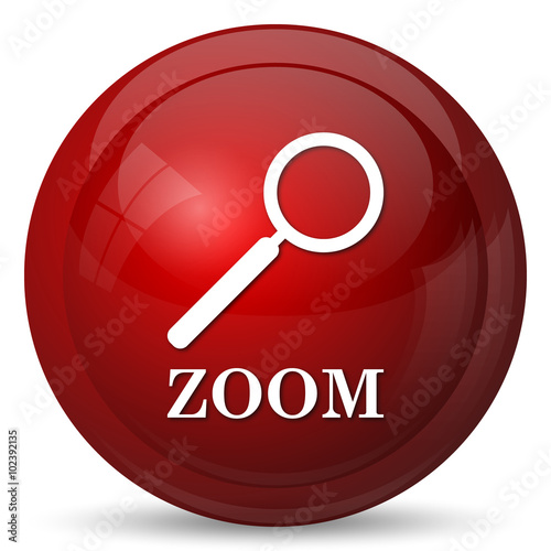 Zoom with loupe icon Stock Illustration | Adobe Stock