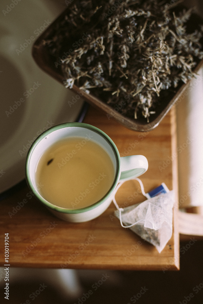 Old Tea Cup in a Traditional House Stock Photo | Adobe Stock