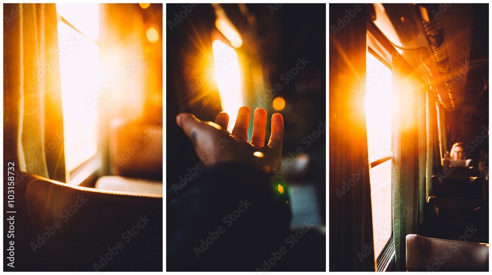 Ray of sun coming through the window Stock Photo | Adobe Stock
