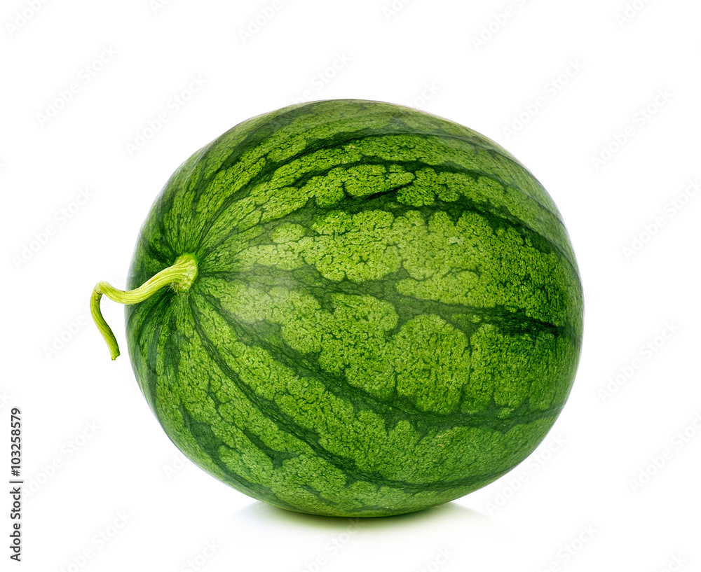 watermelon on white background Stock Photo | Adobe Stock