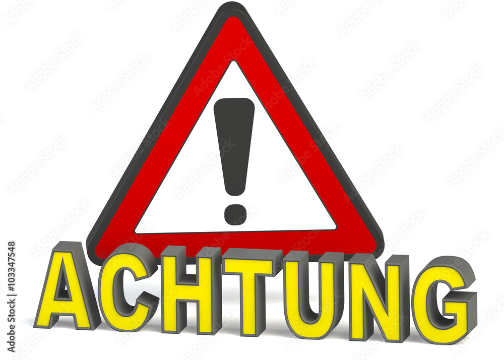 Stock-Illustration „website achtung“ | Adobe Stock