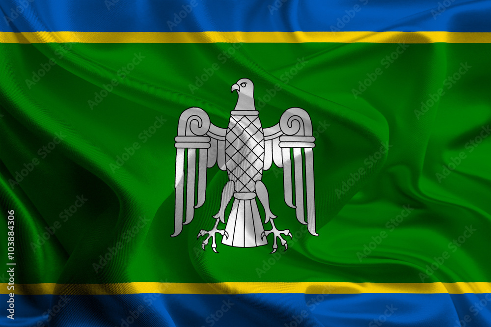 Flags of Oblasts of Ukraine: Chernivtsi Oblast Stock Illustration ...