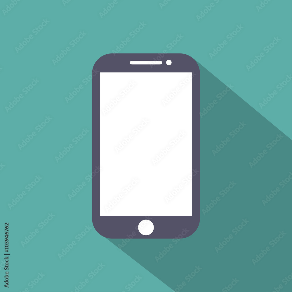 Vektor Phone Icon / flat style / Phone Icon Vector / Phone Icon Picture ...