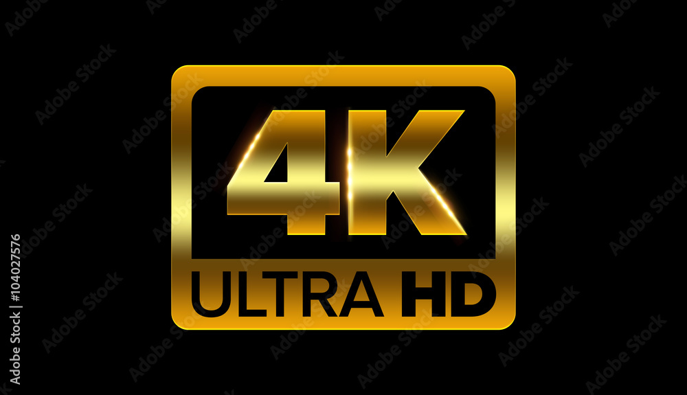 Stock-Illustration „4k ultra hd icon“ | Adobe Stock