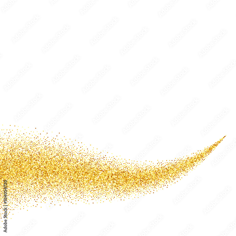 Gold Glitter Abstract Background