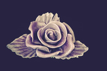Vintage Purple Rose Art Free Stock Photo - Public Domain Pictures