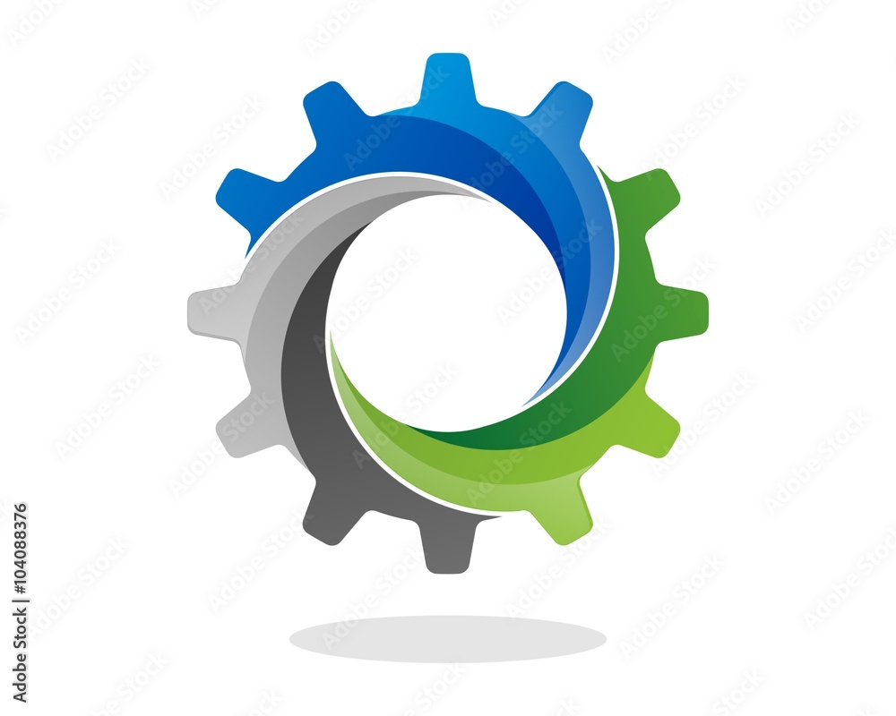 Gear Circle Stock Vector | Adobe Stock