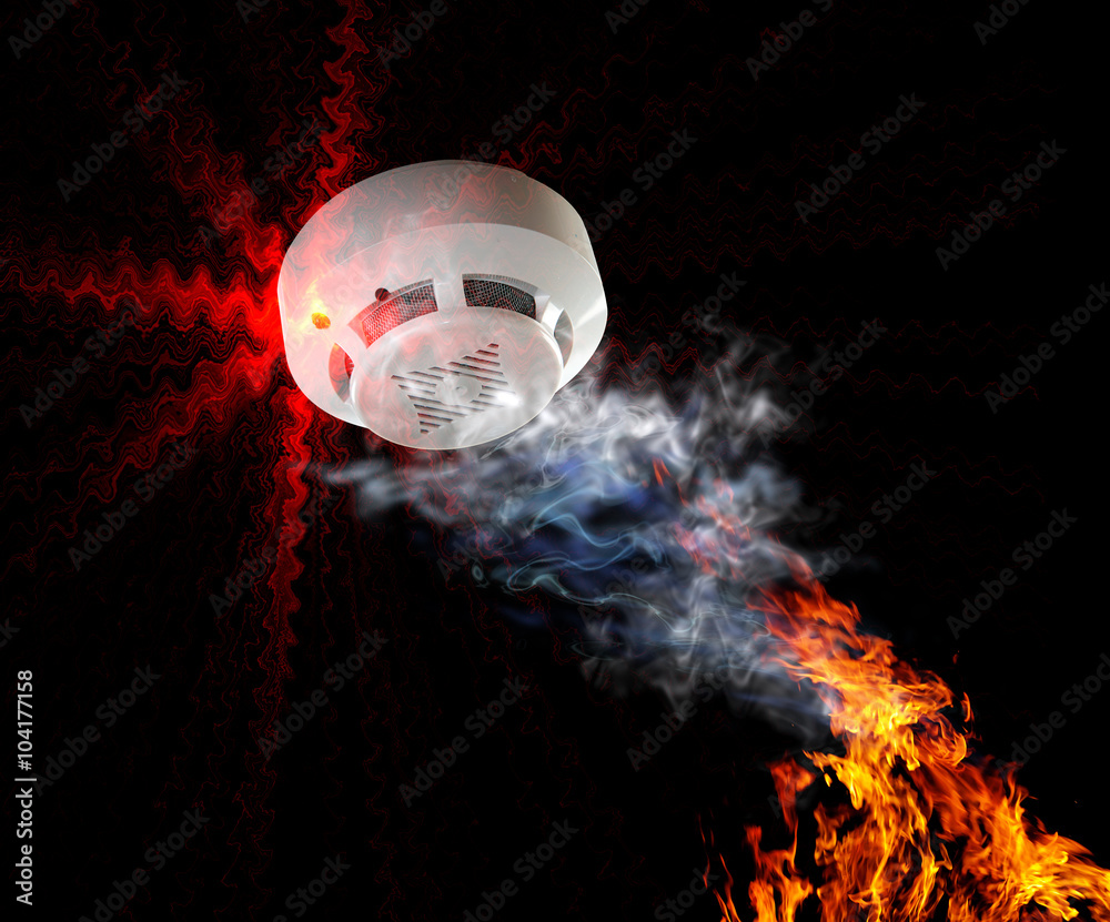 Fire alarm will be triggered. Stock Photo | Adobe Stock