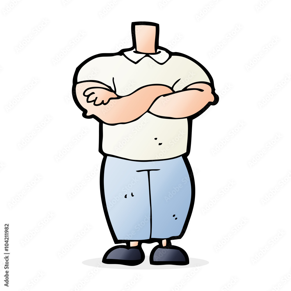 cartoon body (mix and match cartoons or add photo faces) Stock Vector ...
