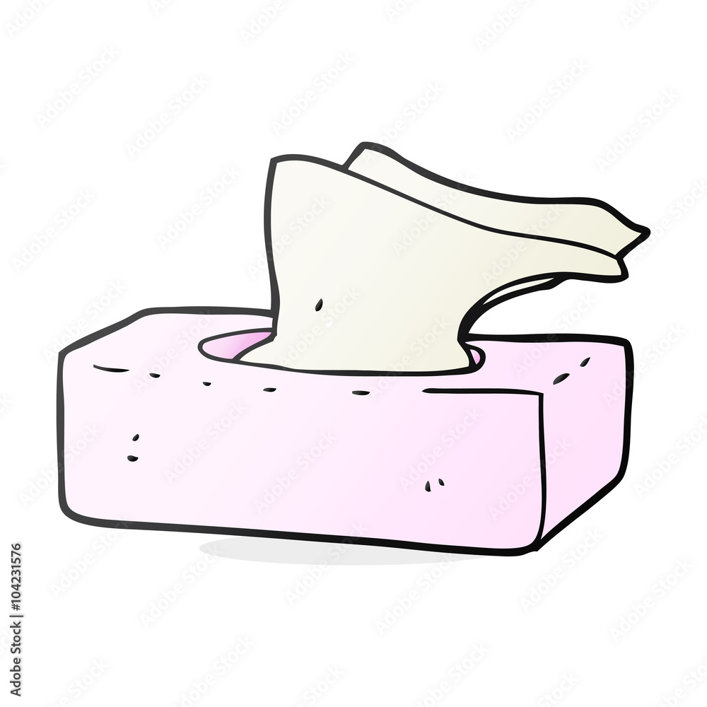 cartoon box of tissues Stock Vector | Adobe Stock
