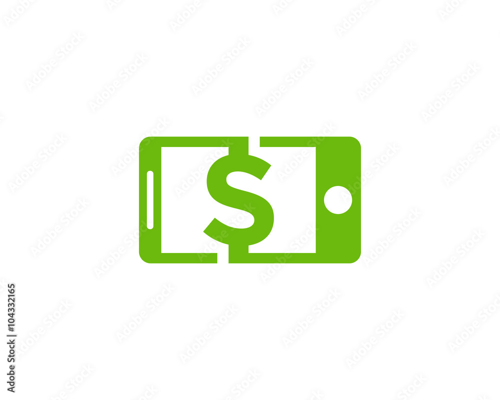 Mobile Money Logo Design Template Stock Vector | Adobe Stock