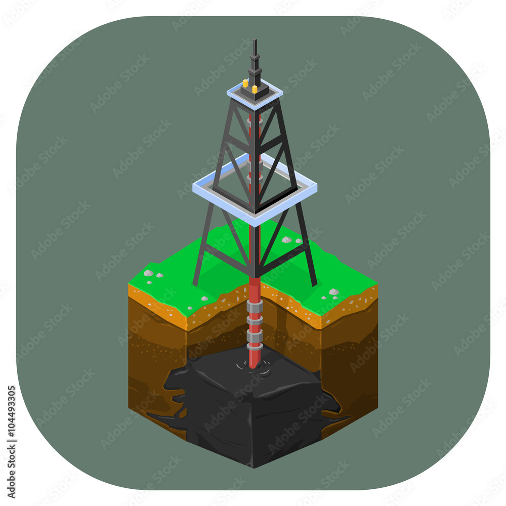 Oil Well Vector