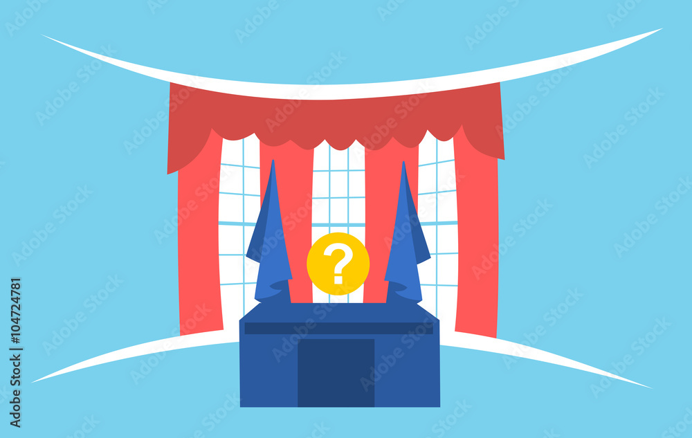 United States presidential election - Oval office and question mark ...