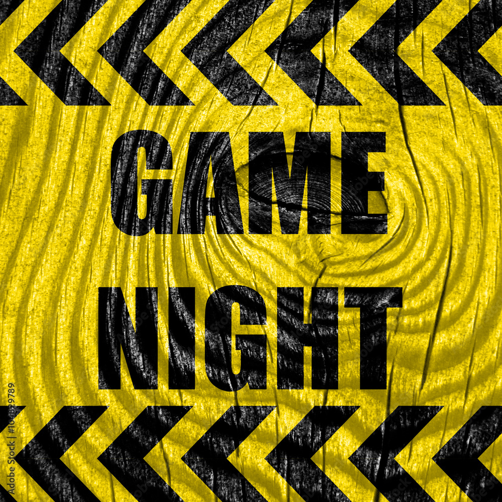 Stock-Illustration „Game night sign“ | Adobe Stock