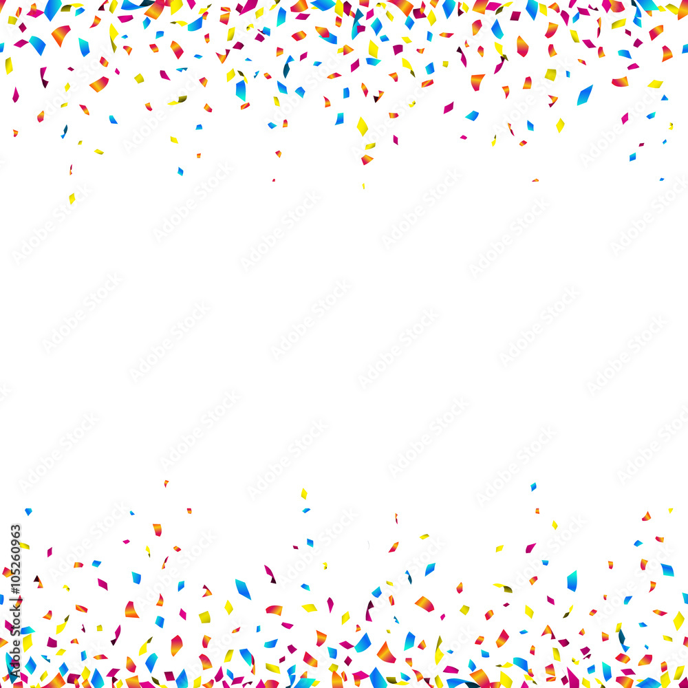 Celebration background with colorful confetti – seamless confetti ...