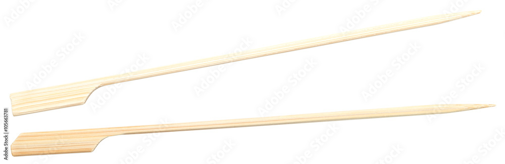 two sticks on white Stock Photo | Adobe Stock