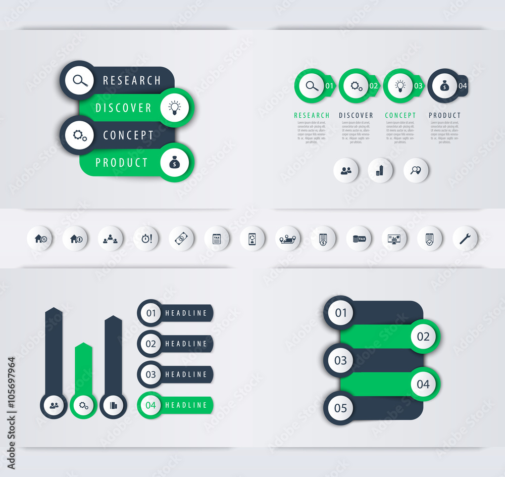 Product development timeline, startup infographic, timeline, step ...