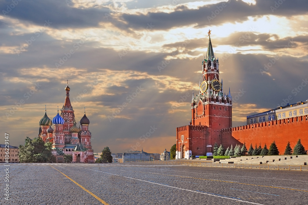 Red square in Moscow Stock Photo | Adobe Stock