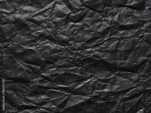 Black crumpled paper as a background - Buy this stock photo and explore ...