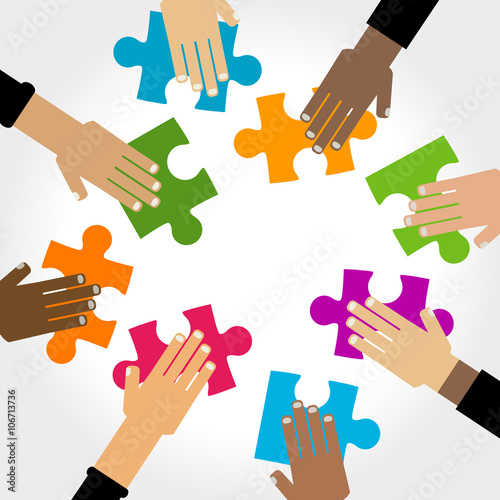 diversity hands puzzle Stock Vector | Adobe Stock diversity hands puzzle Stock Vector | Adobe Stock