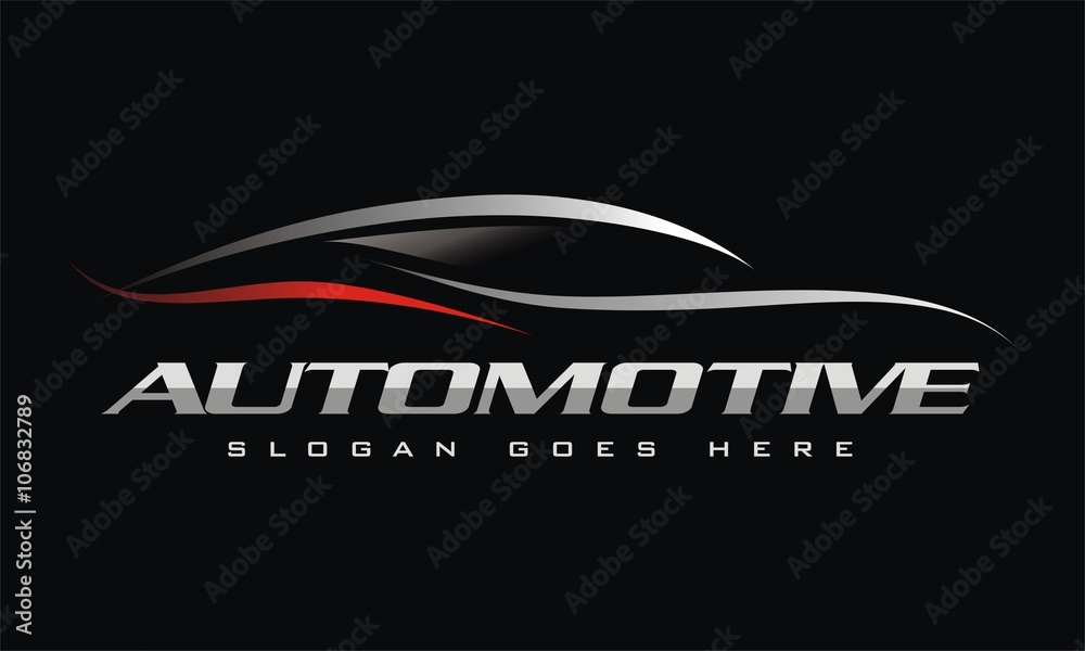 Car Line Logo Vector Stock Vector | Adobe Stock