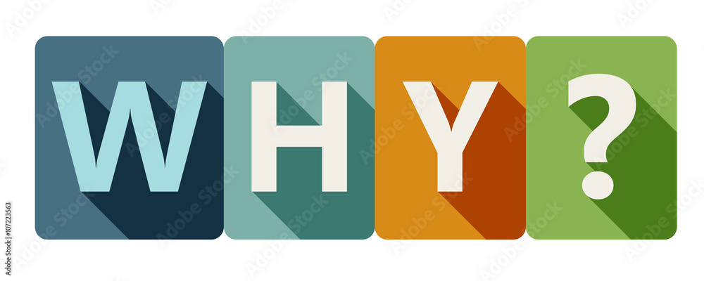 "WHY?" Vector Overlapping Letters Icon 素材庫向量圖 | Adobe Stock