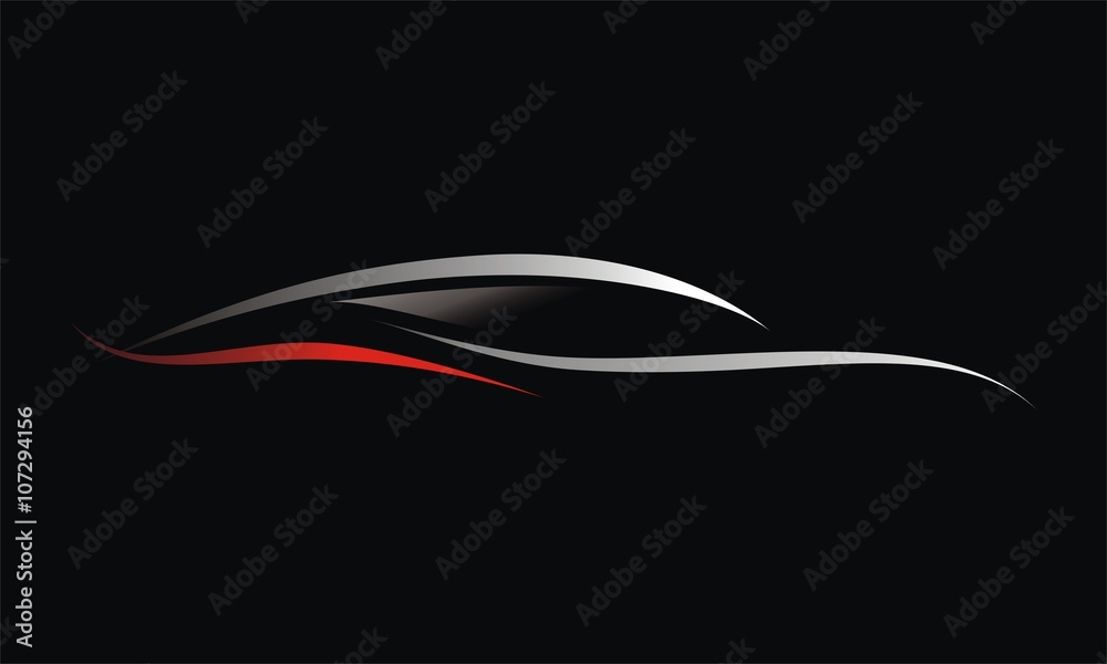 Car Line Logo Vector Stock Vector | Adobe Stock