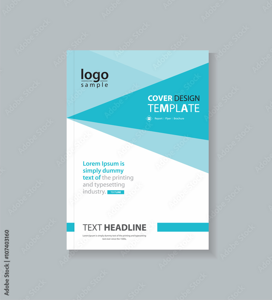 business cover design template , brochure , annual report, flyer ...