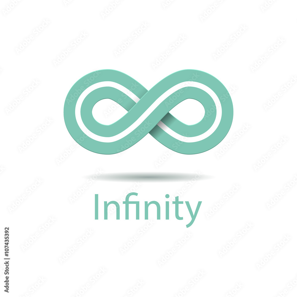Infinity Symbol Logo. Vector Illustration Stock Vector | Adobe Stock
