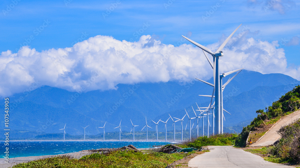 Bangui Wind Farm - Bangui, Ilocos Norte, Philippines Stock Photo ...