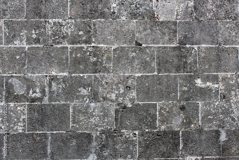 Textura. Muro de castillo colonial Stock Photo | Adobe Stock