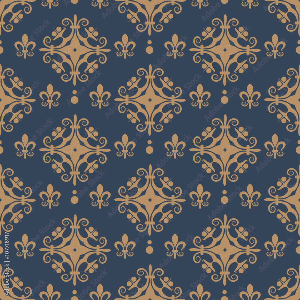 wallpaper pattern, vector Stock Vector | Adobe Stock